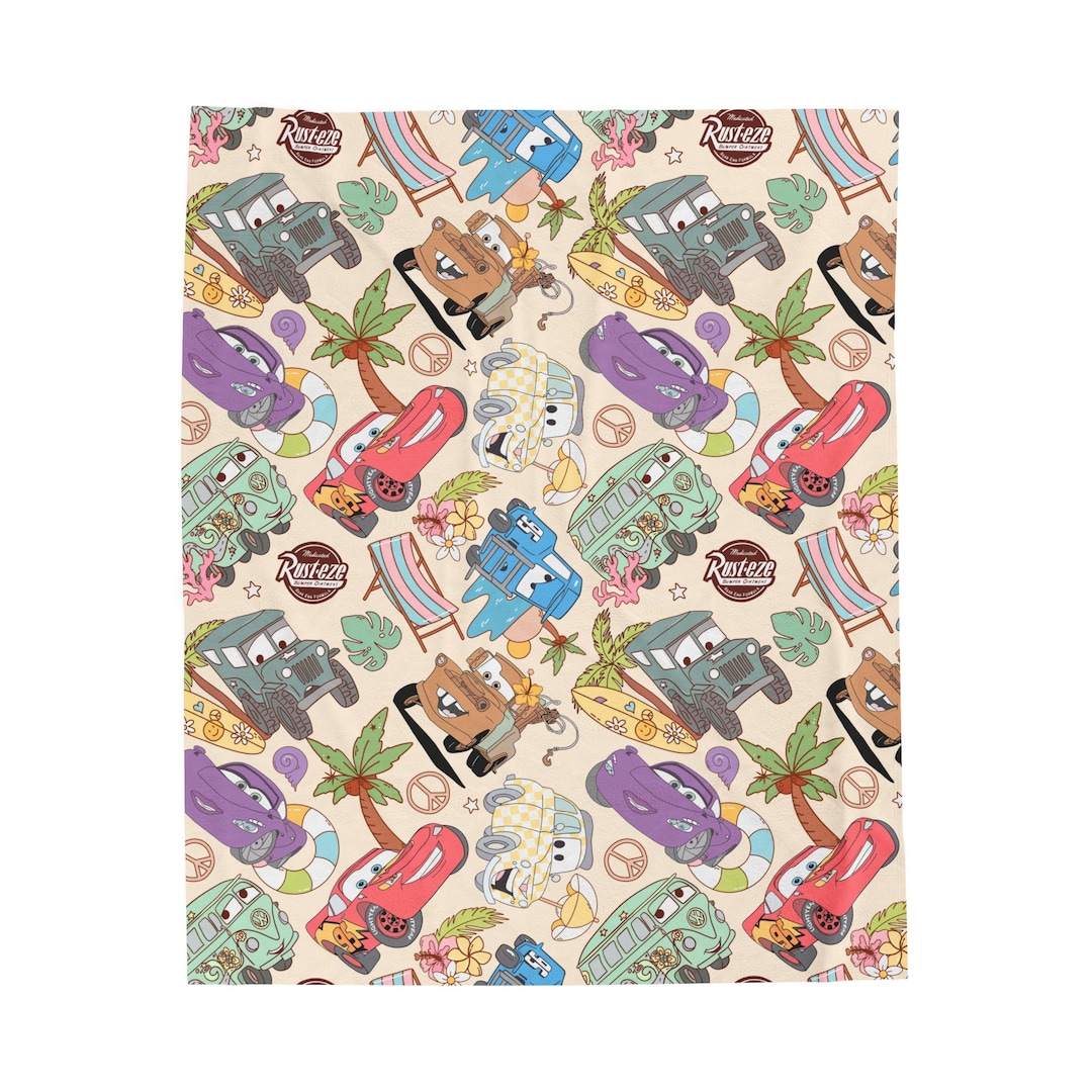 Cars Summer Time Blanket - Etsy