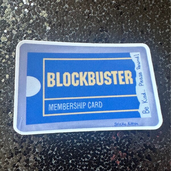 Blockbuster Card - Etsy