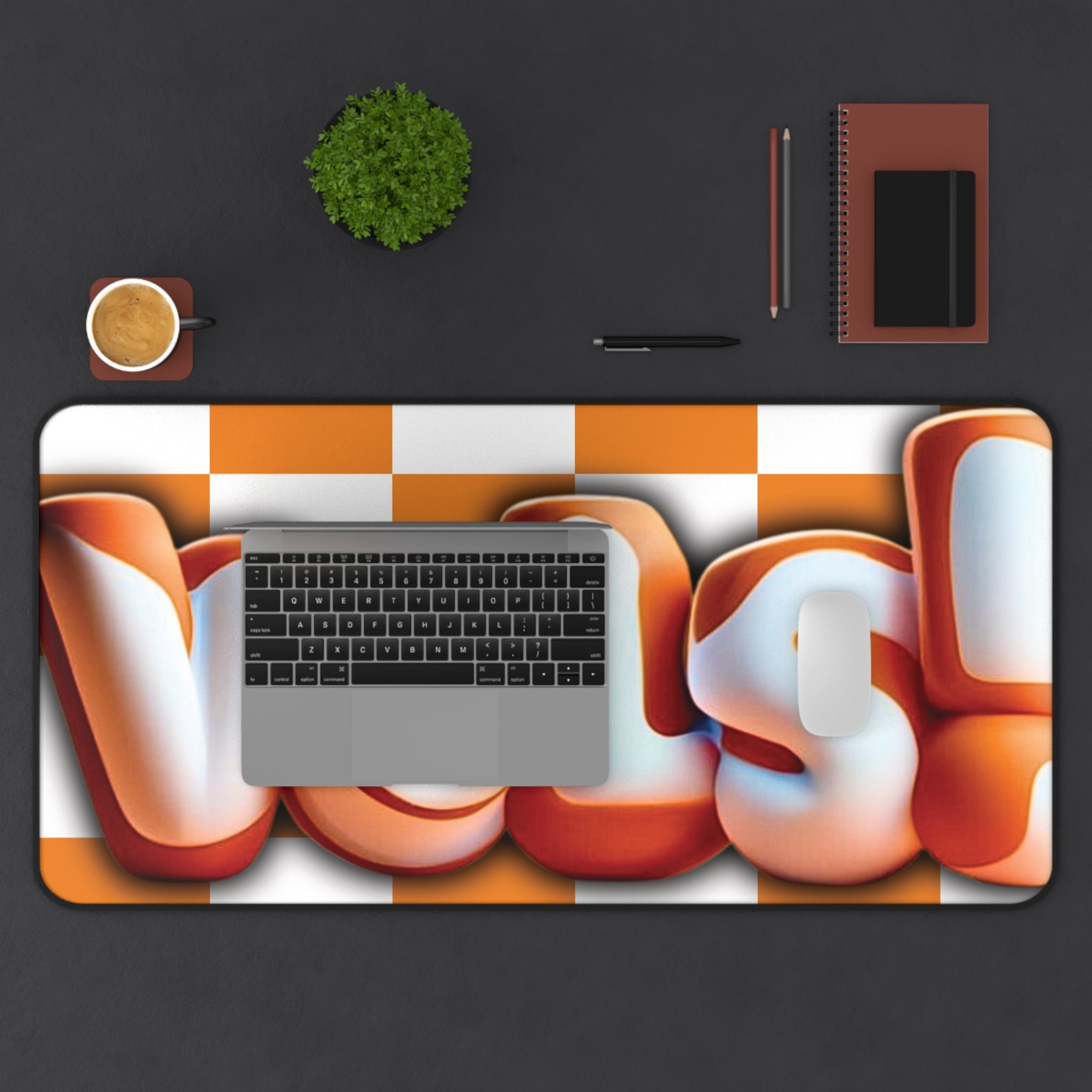 Tennessee Vols Large Desk Mat Mouse Pad Gamers Track Mat Orange and ...