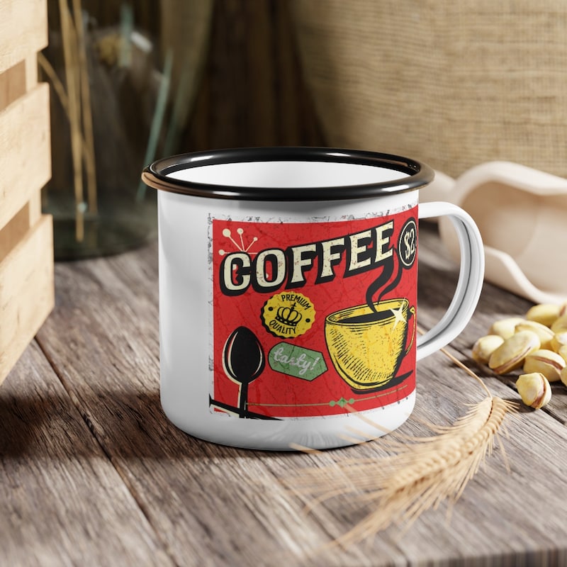 Metal Mug - Etsy