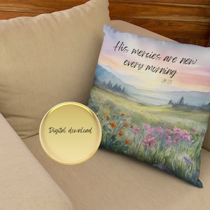 Watercolor Bible Verse Digital Download Printable, Scripture Wall Art ...