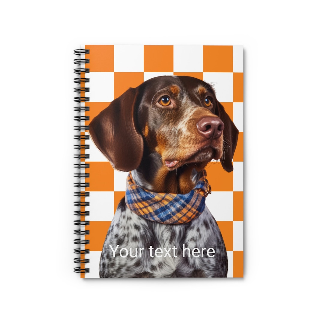 Tennessee Hound Dog Spiral Notebook 118 Ruled Line Pages Shopping Lists ...