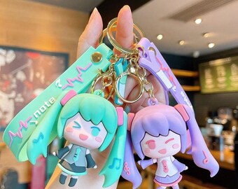 Anime Rubber Keychain - Etsy