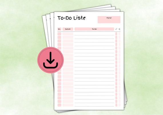 Office To Do List Template