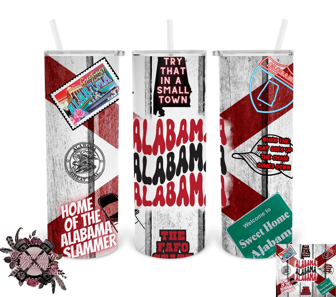 Alabama Brawl PNG FAFO Tumbler Wrap Sublimation 20oz Straight - Etsy