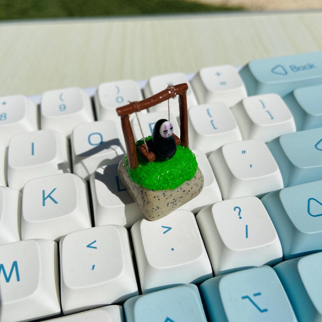 No Face Keycap Studio Ghibli Keycap Artisan Keycap Spirited Away - Etsy