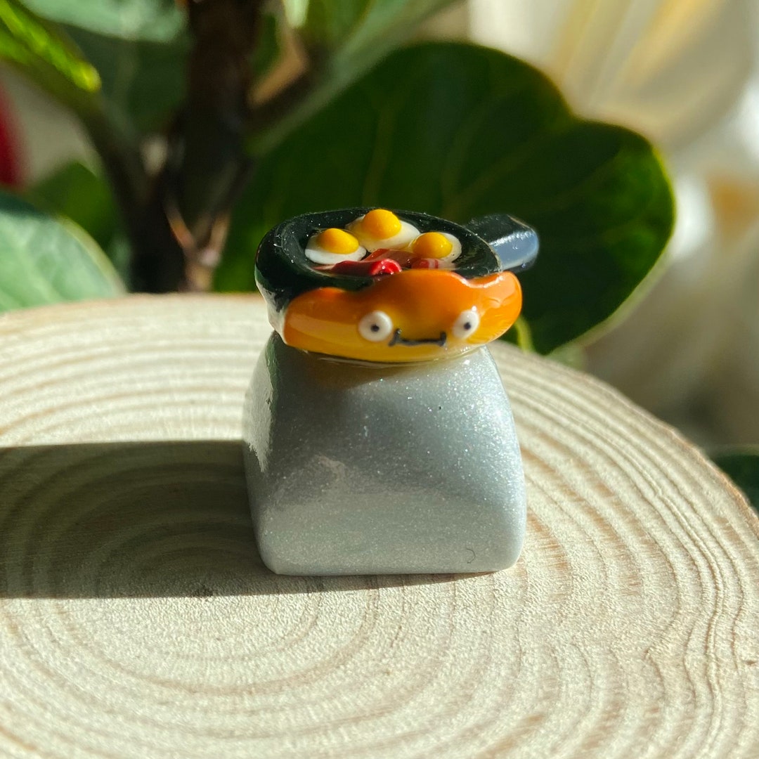 Calcifer Keycap Studio Ghibli Keycap Artisan Keycap - Etsy