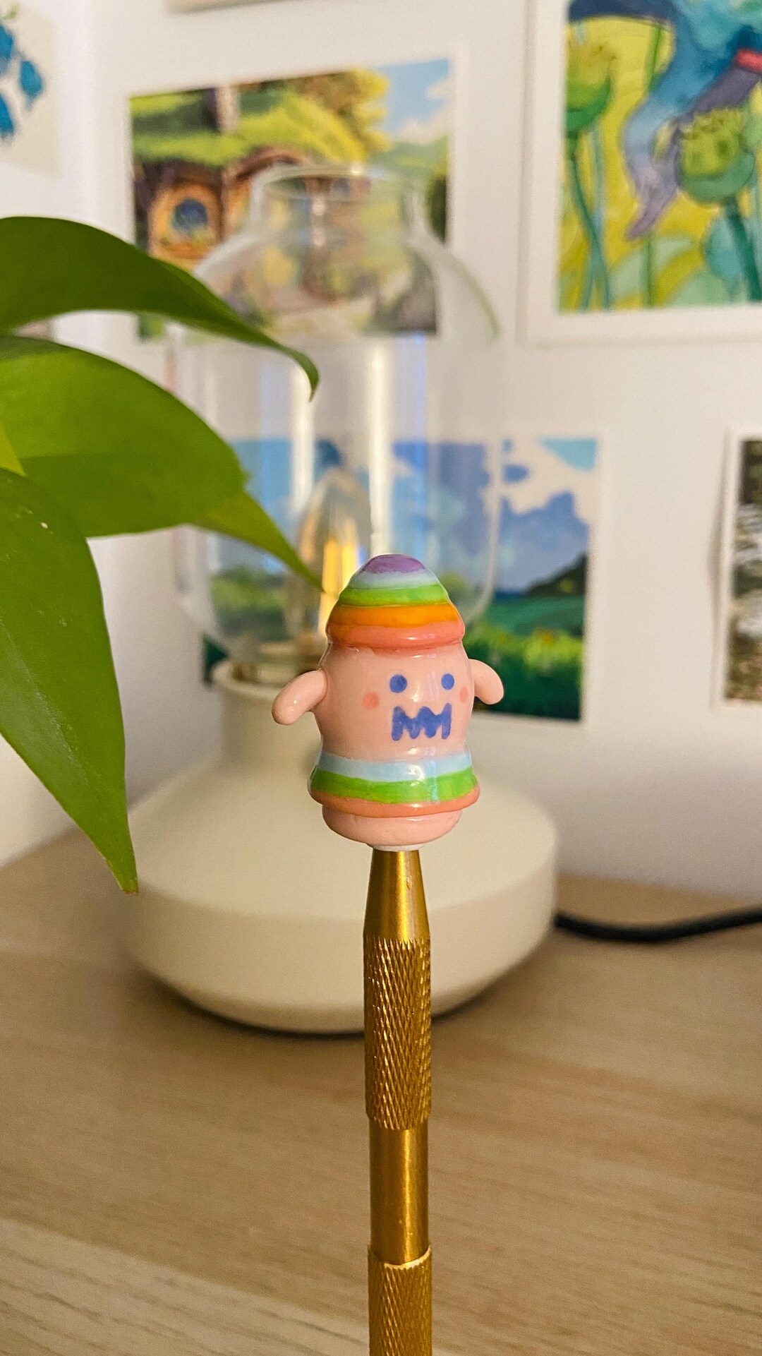 Clatteroid Desk Friend | Gyroid Desk Friend | Handmade Desk Friend ...