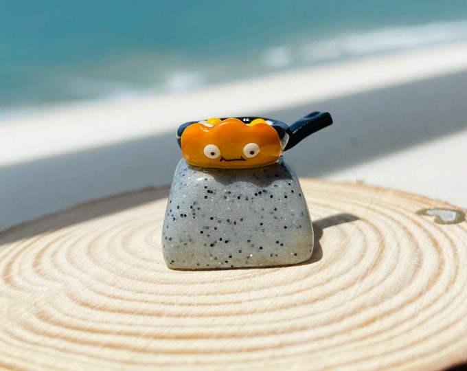 Calcifer Keycap, Studio Ghibli Keycap, Artisan Keycap, Howl's Moving ...