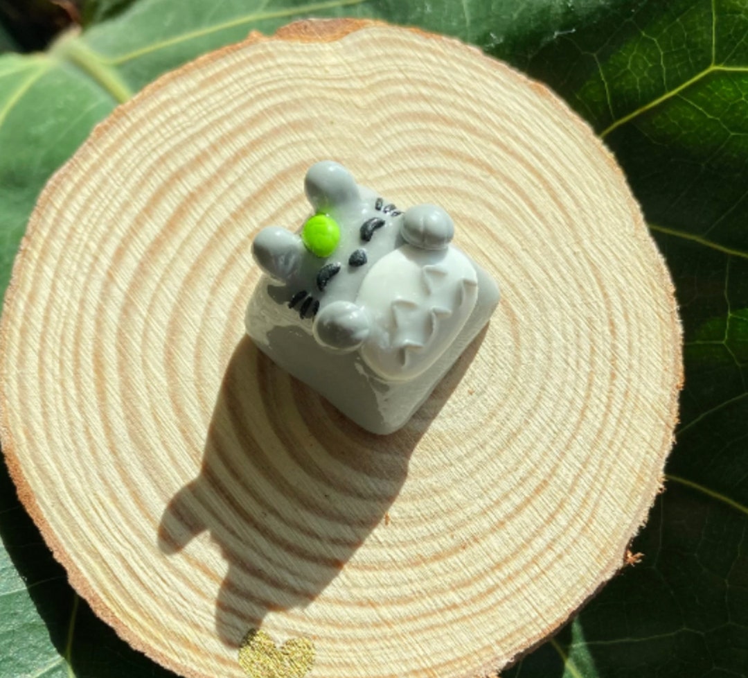 Totoro Keycap Studio Ghibli Keycap Artisan Keycap My - Etsy UK