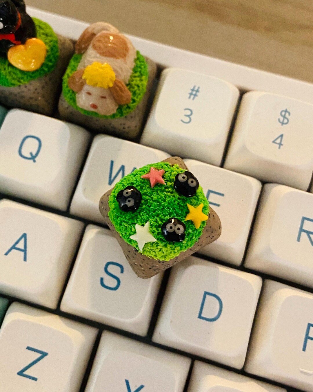 Soot Sprites Keycap | Studio Ghibli Keycap | Artisan Keycap | Spirited ...