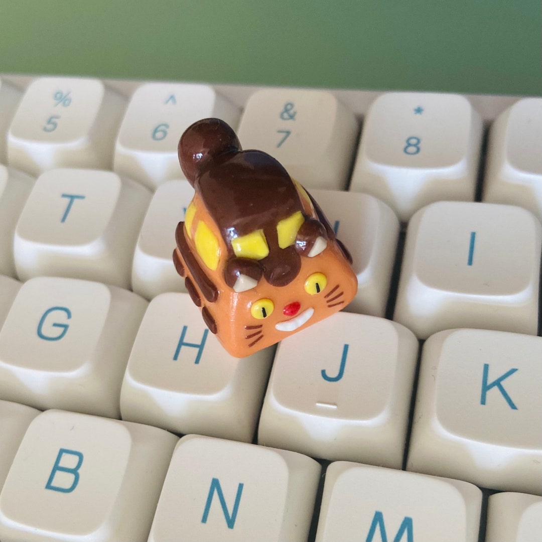 Catbus Keycap, Studio Ghibli Keycap, Artisan Keycap, My Neighbor Totoro ...