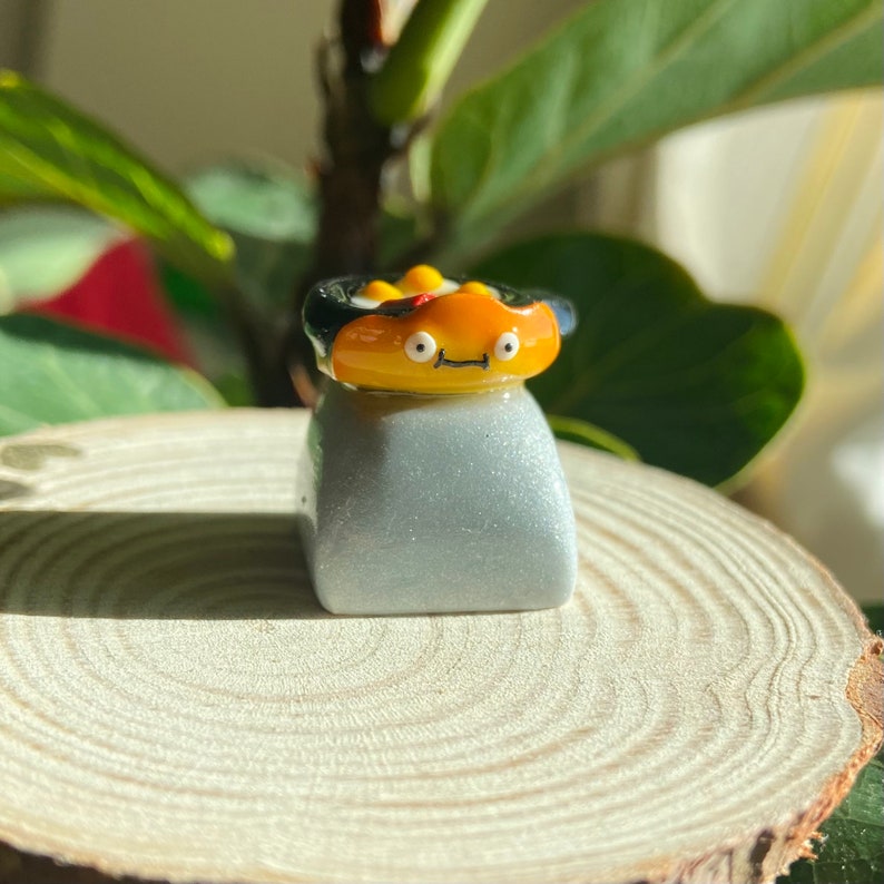 Calcifer Keycap Studio Ghibli Keycap Artisan Keycap - Etsy