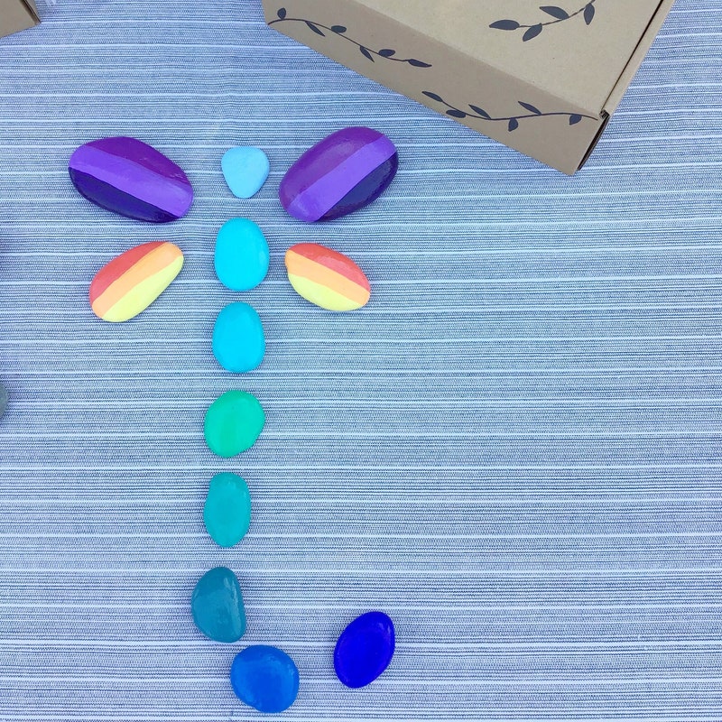 Dragonfly Painted Rock - Etsy