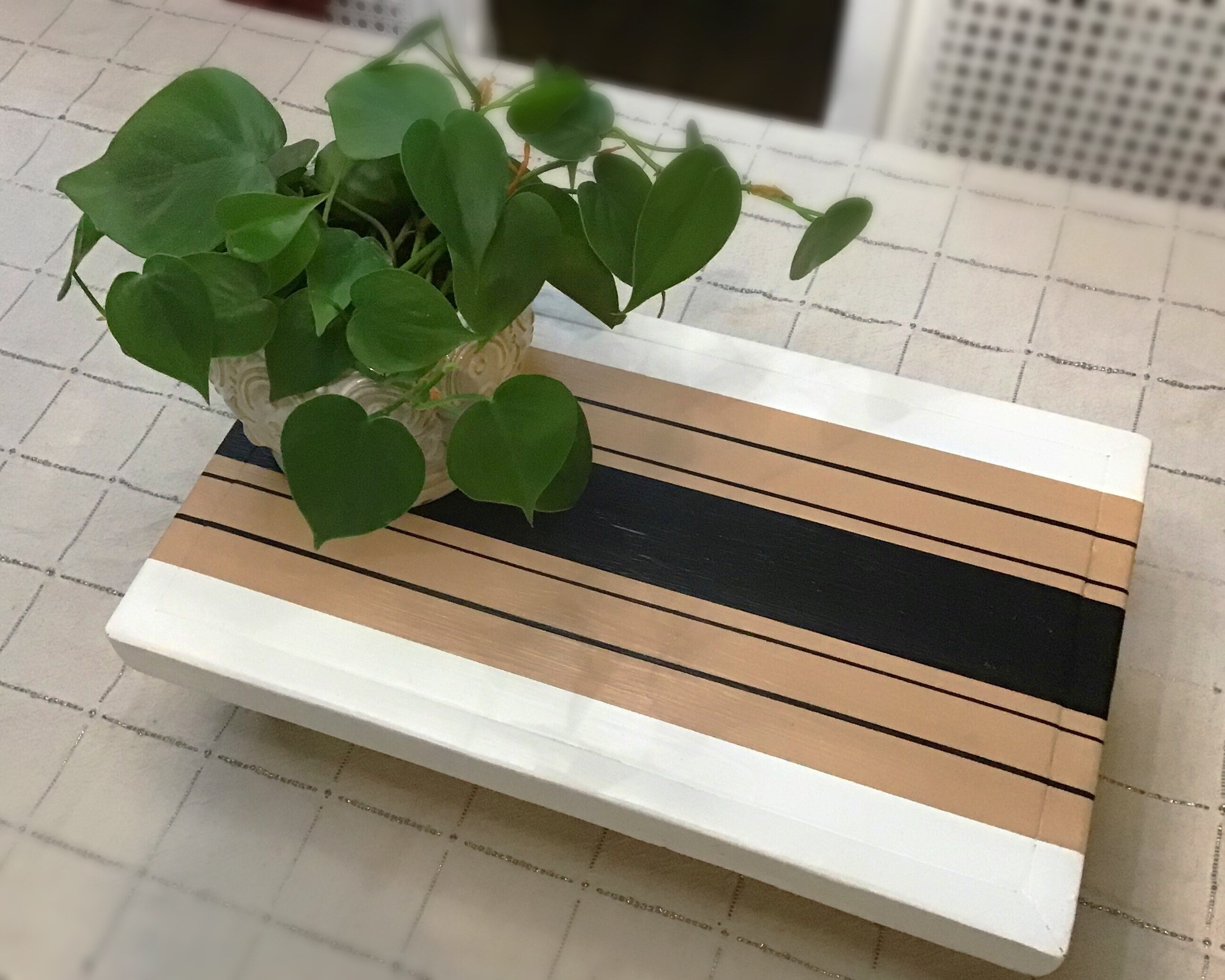 Contemporary Farmhouse Table Riser, Wooden Riser, Centerpiece Table ...