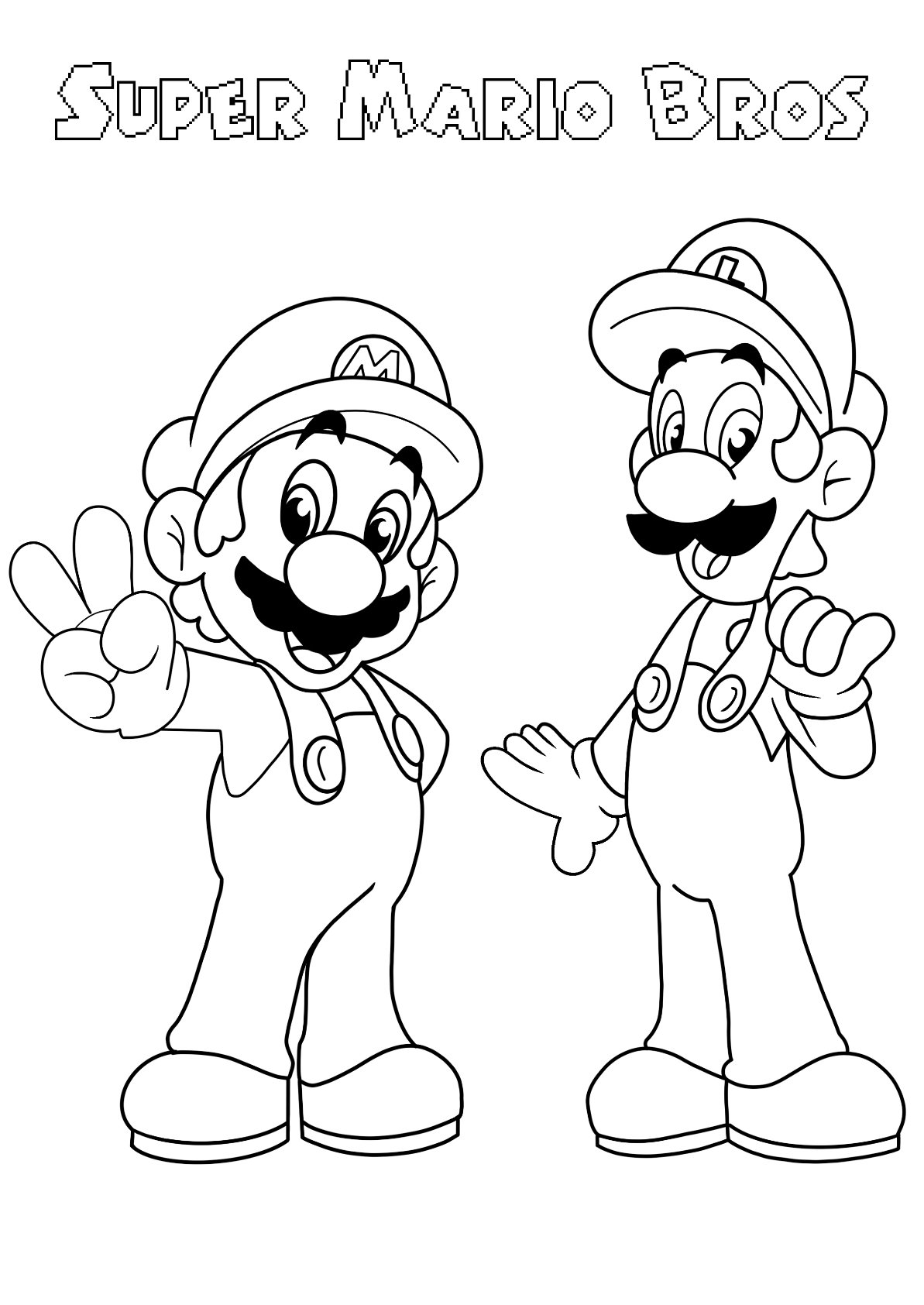 Super Mario Colouring Book - Etsy