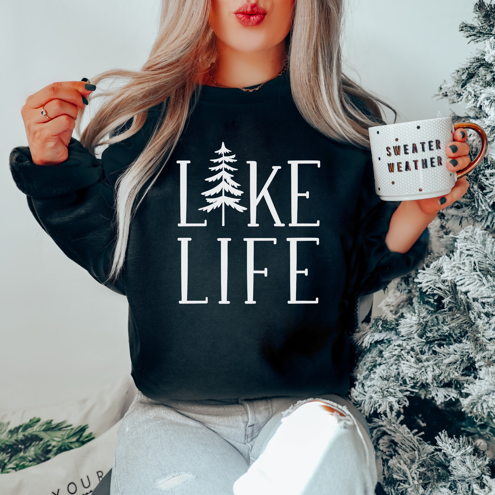 Lake Life Sweatshirt for Woman Lake Sweater Cute Lake Life - Etsy