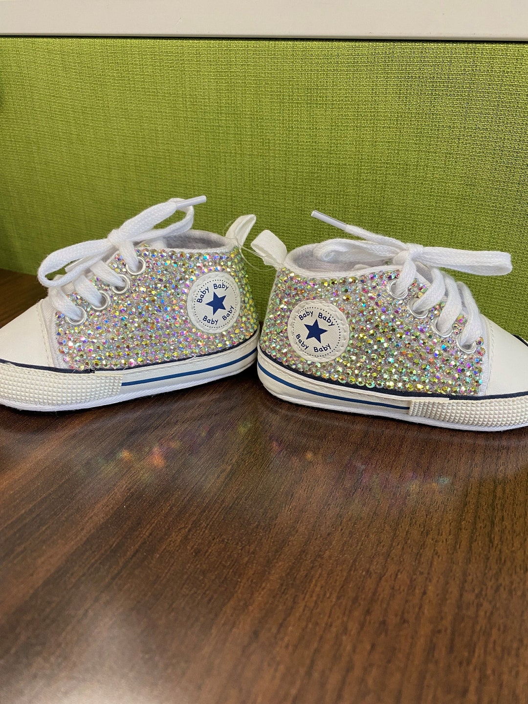 Rhinestone Sneakers - Etsy