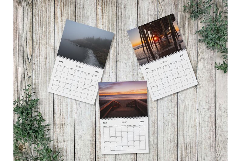 2025 Coastal New England Photography Wall Calendar (8.5 X 11 Monthly ...