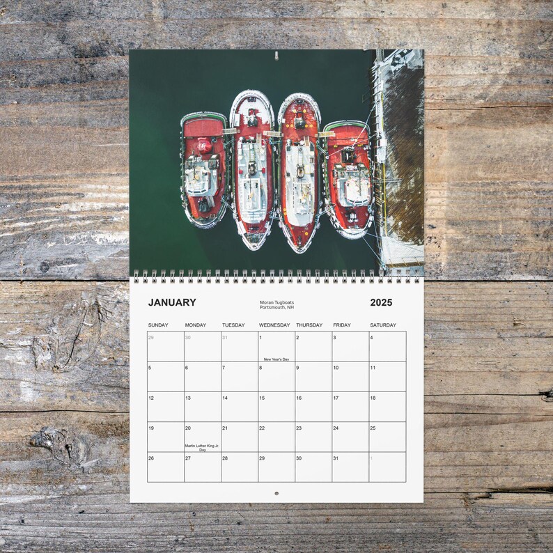 2025 Coastal New England Photography Wall Calendar (8.5 X 11 Monthly ...