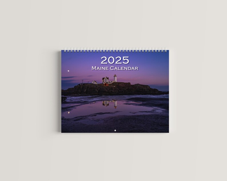 2025 Maine Wall Calendar Coastal Maine Scenic Landscape Photography ...