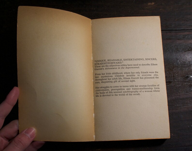 Adventures in the Supernormal (1960s Paperback) - Etsy