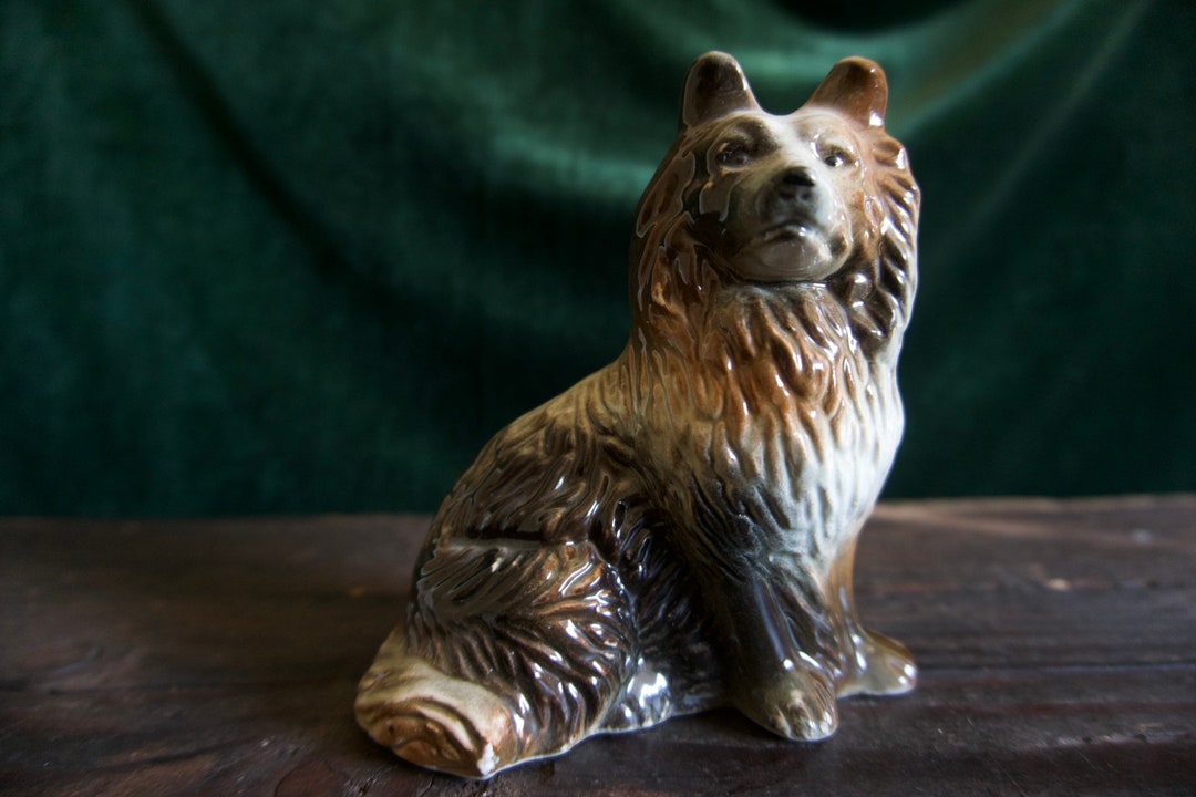 Sitting Regal Collie Statue (made in Brazil) - Etsy