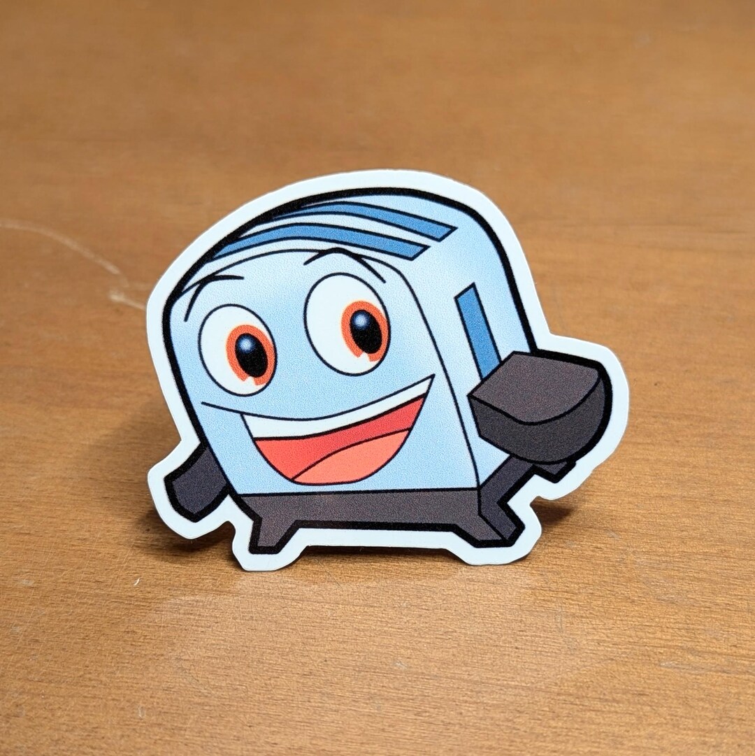 Brave Little Toaster Sticker Water Bottle Sticker Laptop Decal - Etsy