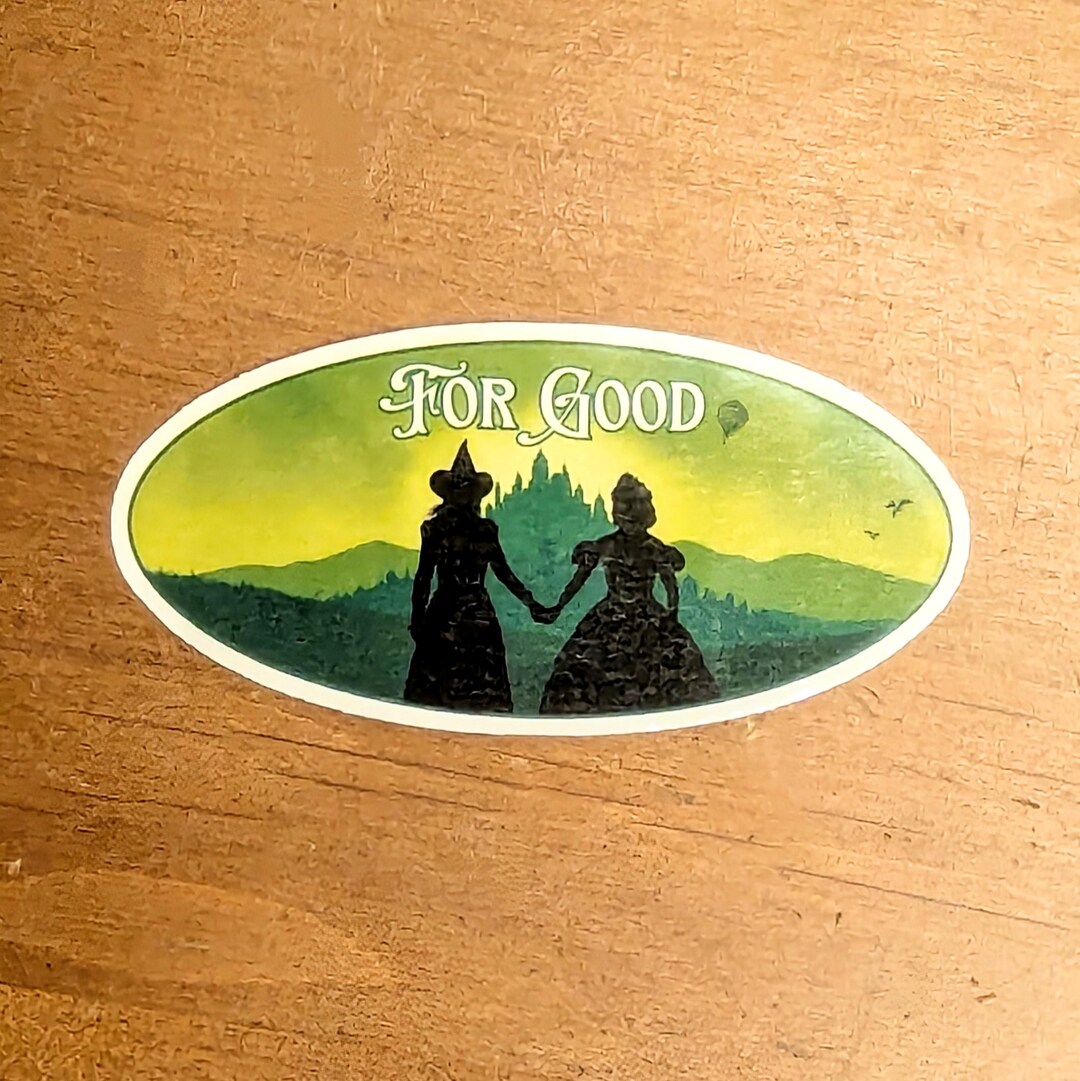 For Good Elphaba Glinda Wicked Stickers Water Bottle Sticker Laptop ...