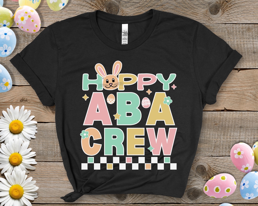 ABA Easter Shirt, BCBA Easter T Shirt, ABA T-shirt, Aba Therapist Shirt ...