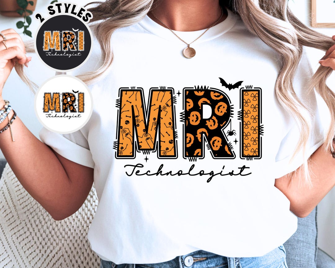 Halloween MRI Tech PNG, Rad Tech PNG, Radiology Png, Mri Technologist ...