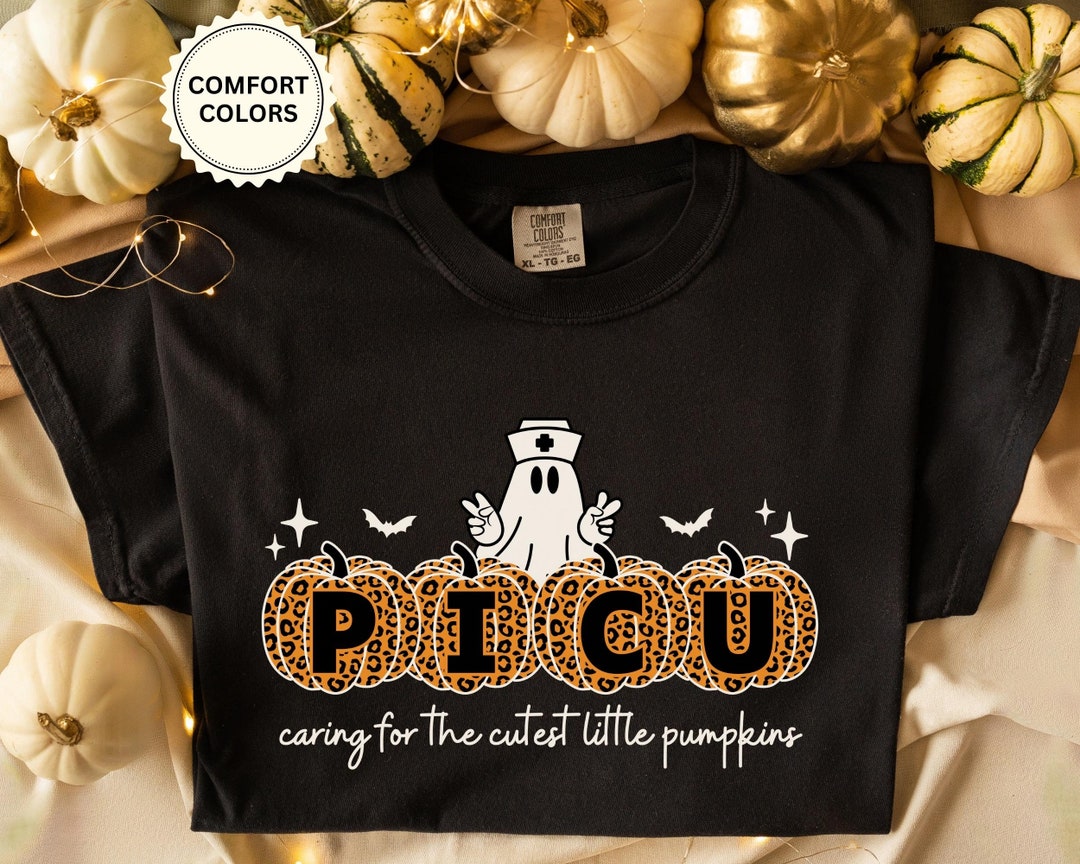 PICU Halloween Shirt, PICU Nurse Shirts, PICU Tshirts, Picu Halloween ...