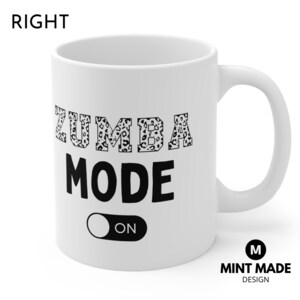 Funny Zumba Mug, Zumba Fitness Coffee Mug, Zumba Gift, Workout Mug ...