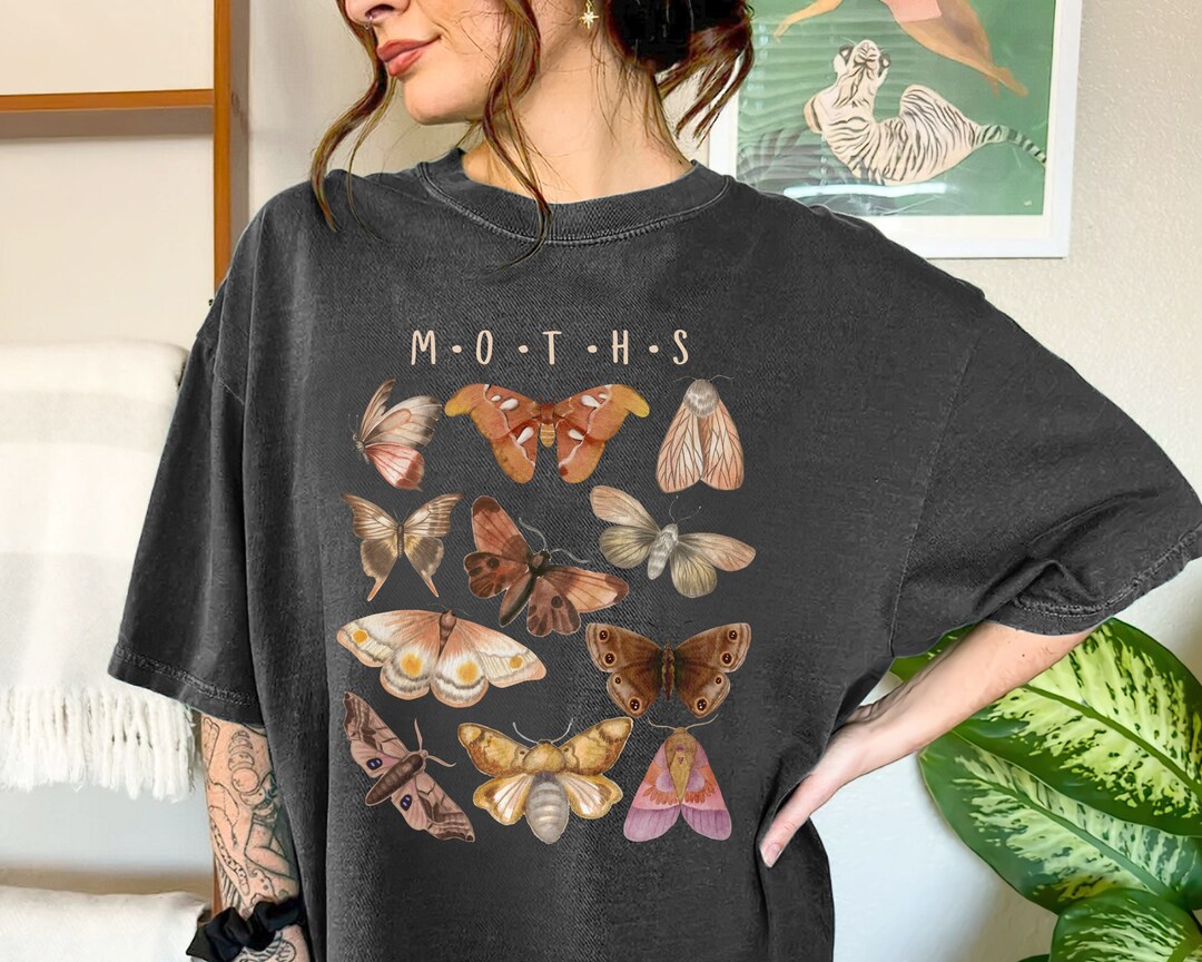 Theforestfae Moth Shirt, Lunar Moth Shirt, Luna Moth, Emperor Moth ...