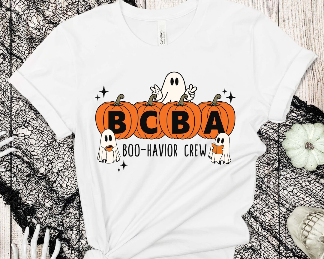 BCBA Halloween Shirt, ABA Halloween Shirt, BCBA T Shirt, Bcba Tshirts ...