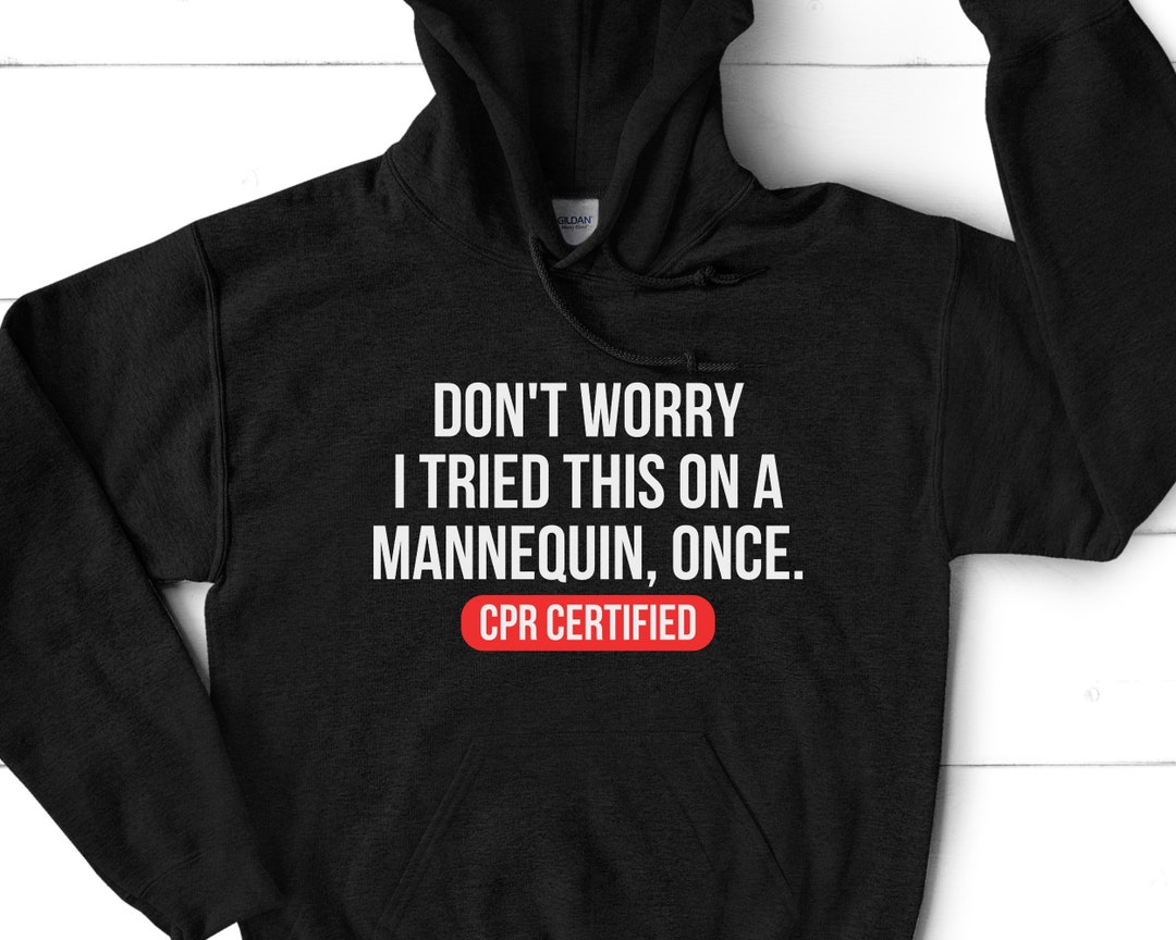 CPR Certified Hoodie, CPR Instructor Shirt, CPR Shirt, Cpr Certified ...