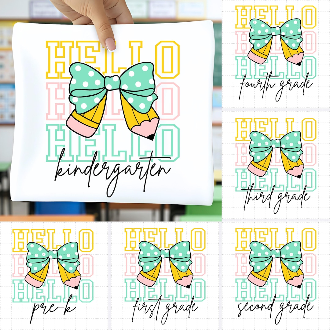 Preppy Coquette Back to School PNG Bundle, Pencil Coquette Bow Bundle ...
