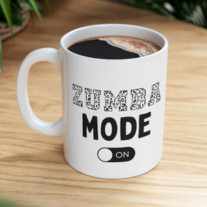 Funny Zumba Mug, Zumba Fitness Coffee Mug, Zumba Gift, Workout Mug ...