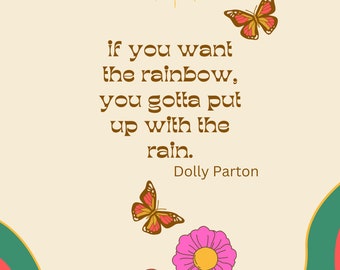 Dolly Parton Wall Art, Art Print, Calligraphy, Wall Decor, Digital ...