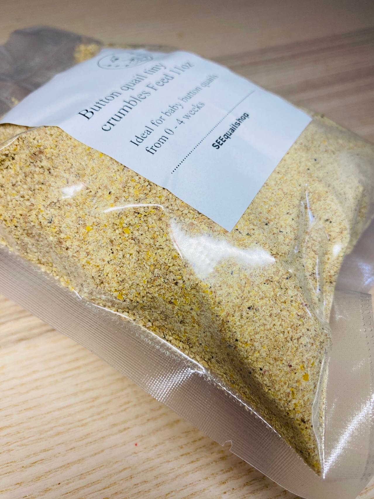 Baby Button Quail Feed Medicated Tiny Crumbles - Etsy