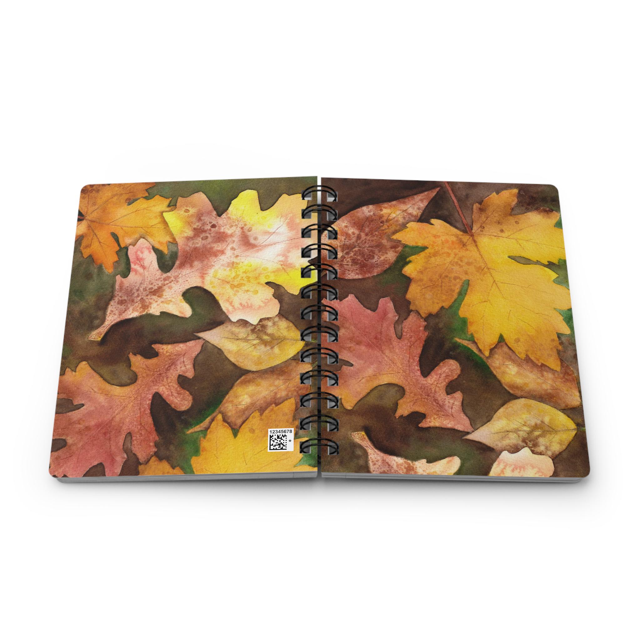 Fall Leaves Notebook - Etsy