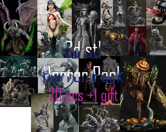 Horror Stl Pack - Etsy