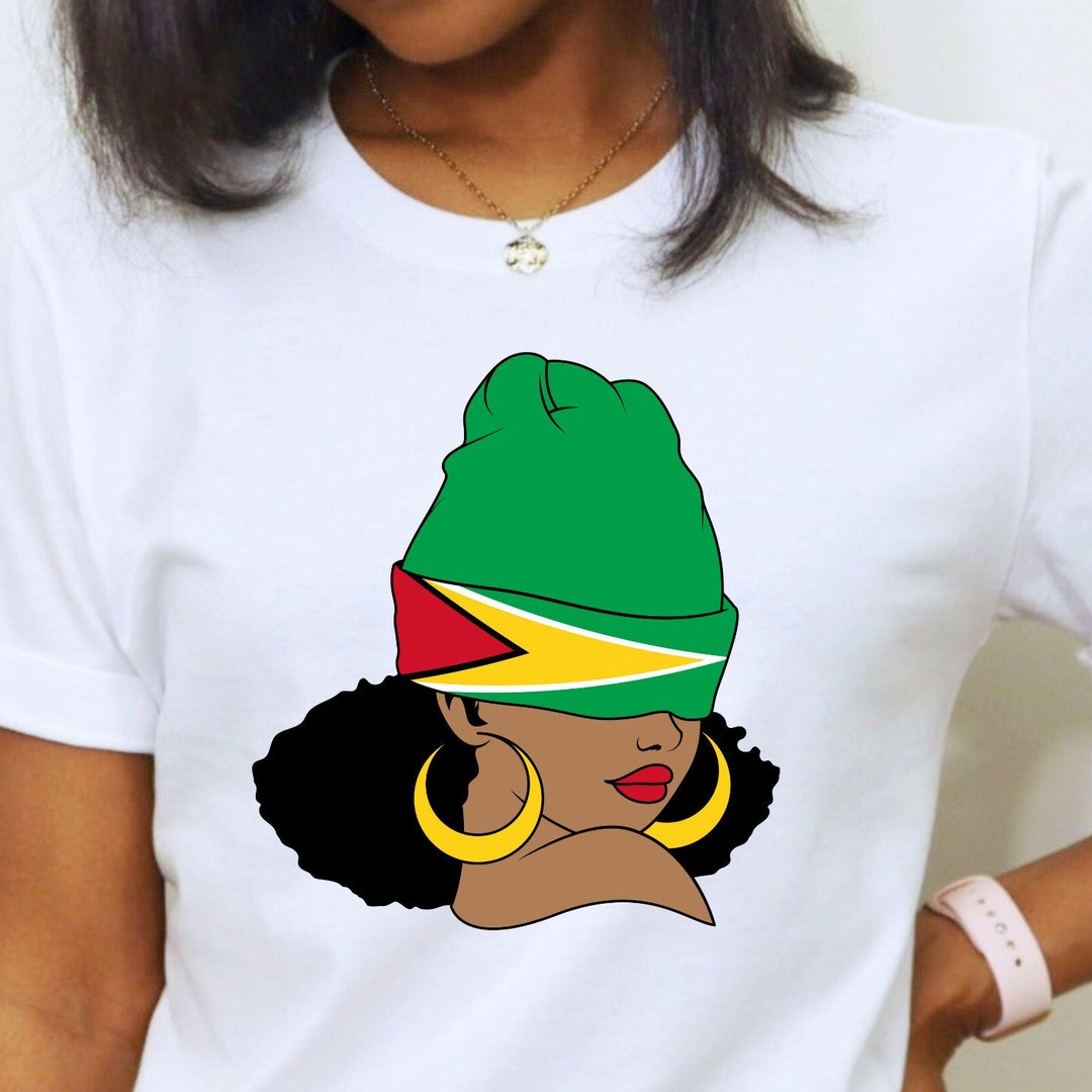 Guyanese T Shirt for Women Guyana Flag Shirt Guyana Flag Top Guyana ...