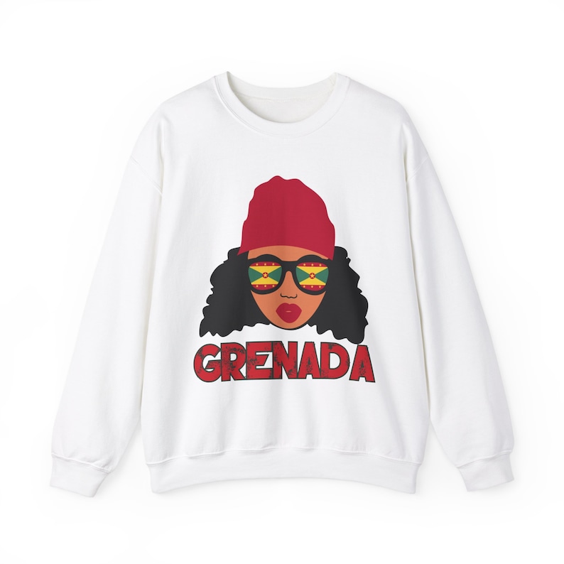 Grenada Sweatshirt Grenada Flag Apparel Grenada Themed Clothes Gift for ...