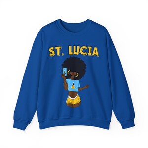 Gift for St Lucian Woman St Lucia Themed Clothes St Lucia Sweatshirt ...