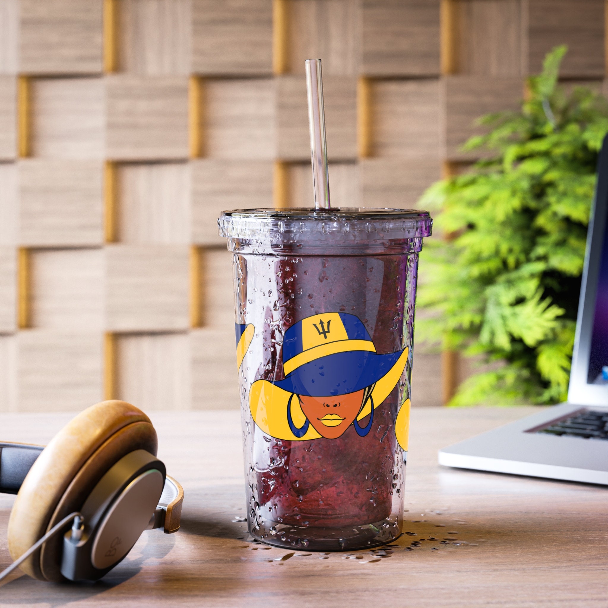 Bajan Woman Cup: Barbados Flag Heritage Gift - Etsy