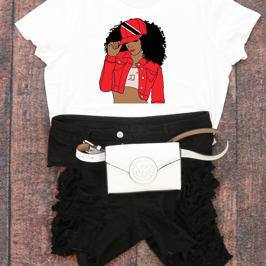 Trinidad & Tobago T-shirt: Caribbean Pride Trini Flag Tee - Etsy