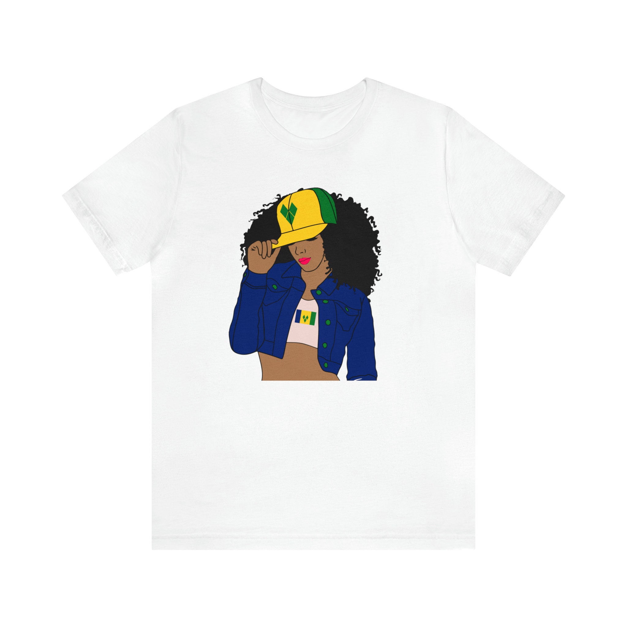 St Vincent and the Grenadines Flag Shirt for Women Vincy Shirt St ...