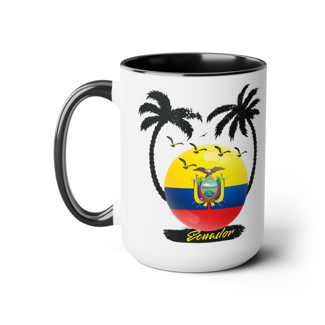 Ecuadorian Gift Personalized Ecuador Coffee Mugs, 15oz Gift for ...
