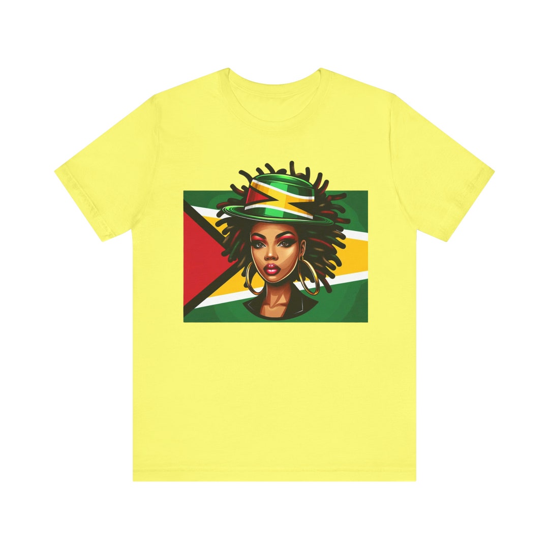 Guyana Clothes Guyana Flag Shirt Guyanese T Shirt for Women Guyana Flag ...